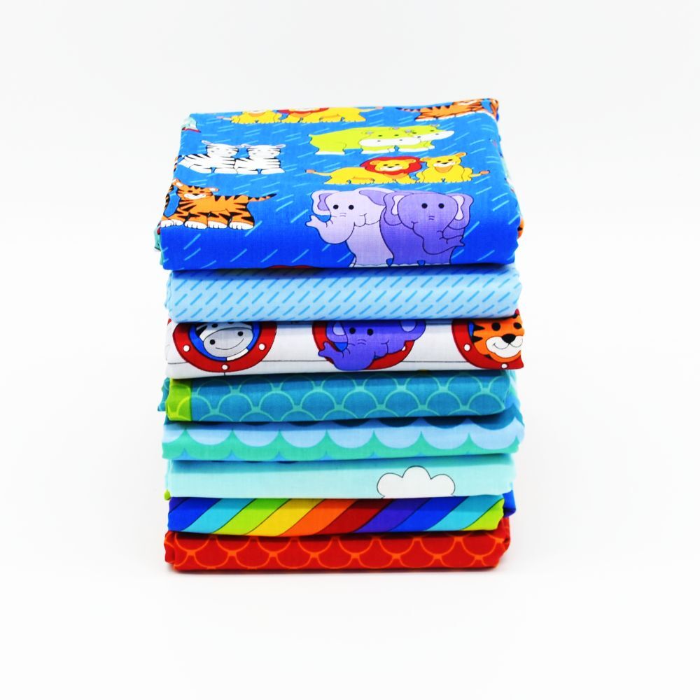 Little Noah Novelty Quilt Fabric by Nutex