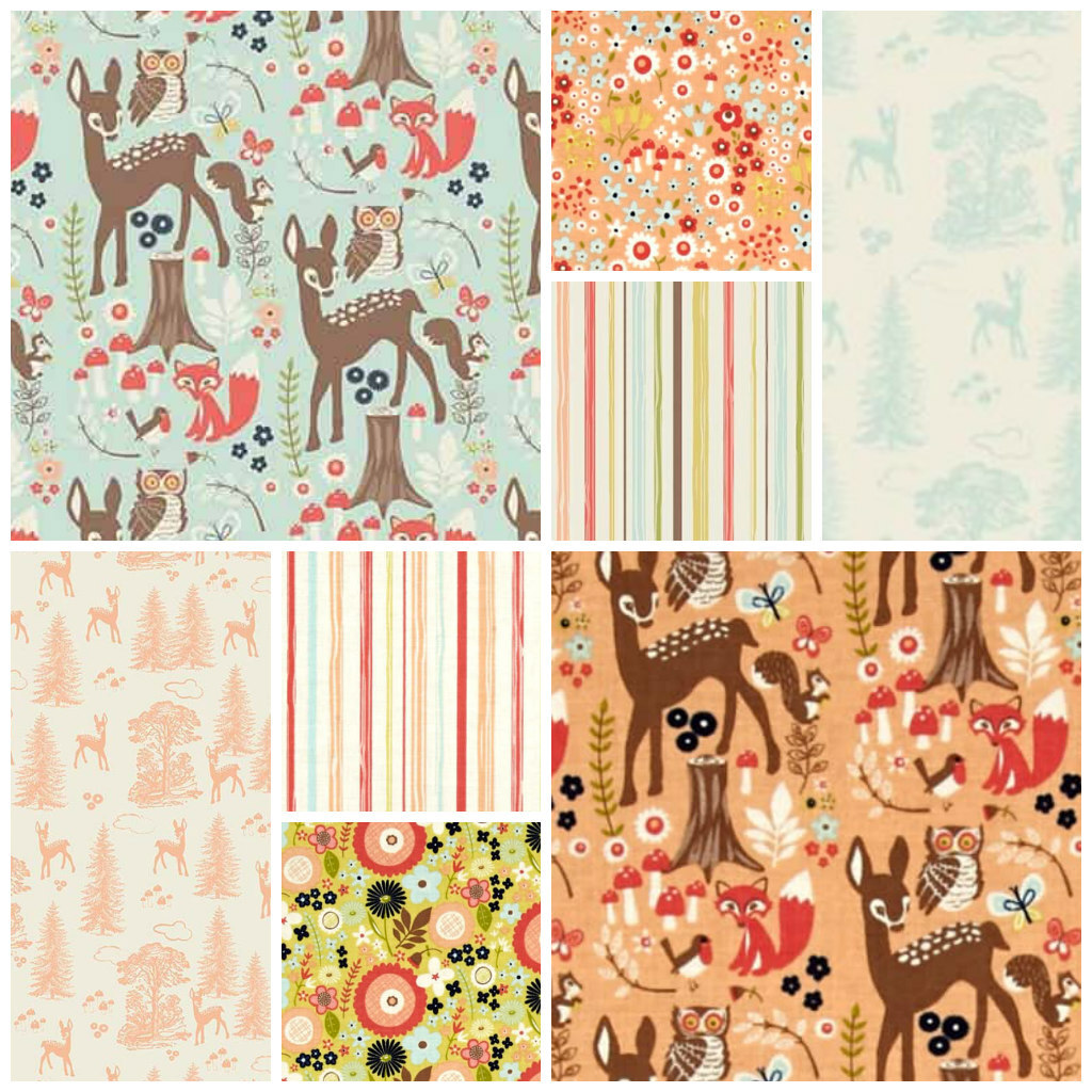 Woodland Spring Quilting Fabric by Riley Blake