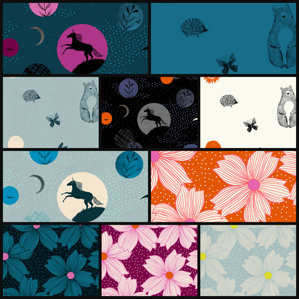 Crescent and Brushed by Sarah Watts for Ruby Star Society for Moda