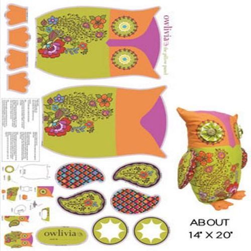 Owlivia owl softie panel with easy step by step instructions