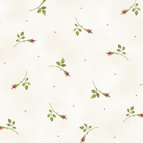 Roses on the Vine Quilting Fabric by Maywood