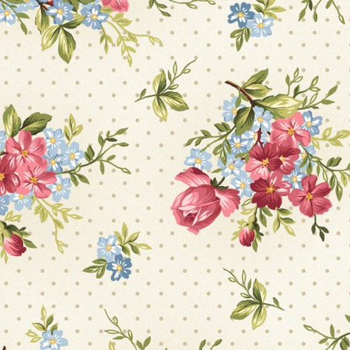 Roses on the Vine Quilting Fabric by Maywood