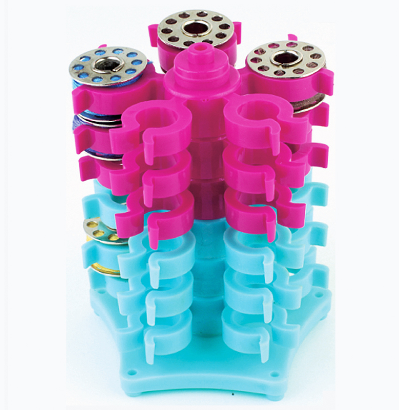 Stack 'n Store Bobbin Tower - Holds 30 Bobbins - No more tangles!