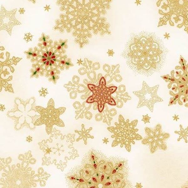 Holiday Flourish Christmas quilt fabric by Robert Kaufman features ...