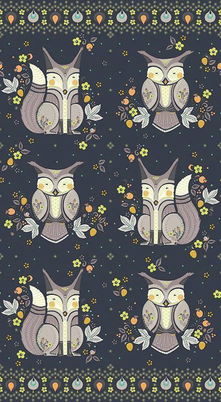 Forest Fables features owls and foxes