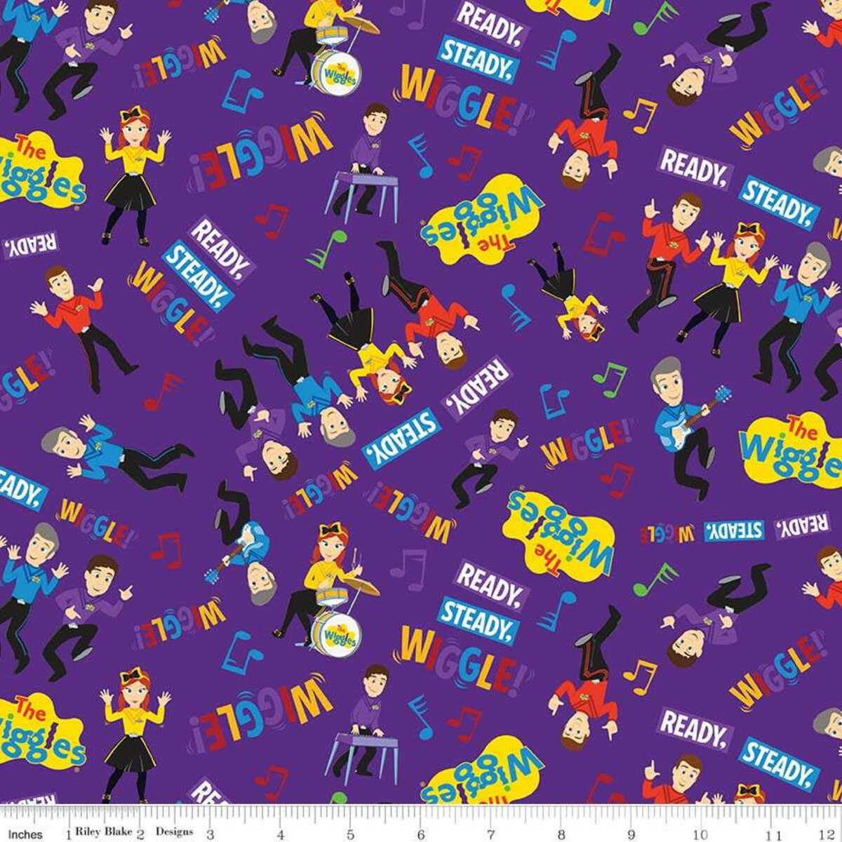 Ready, Steady, Wiggle ! Licensed fabric by Riley Blake - Due May 2019