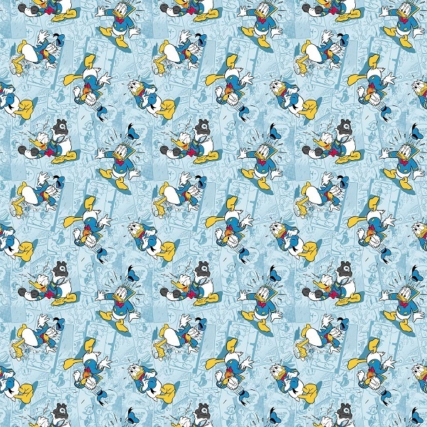 Licensed Disney Quilt Fabric By Springs Creative Donald Duck Faces