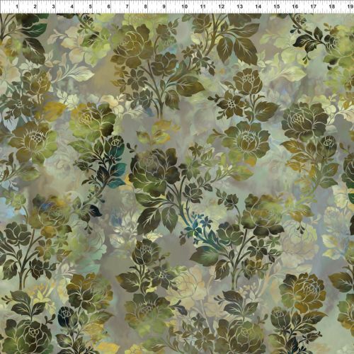 Diaphanous Digitally Printed Fabric by Jason Yenter Trellis Gossamer Fabric