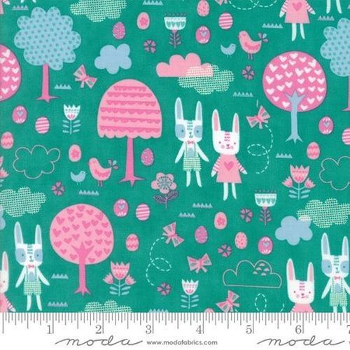 Spring Bunny Easter fabric by Moda